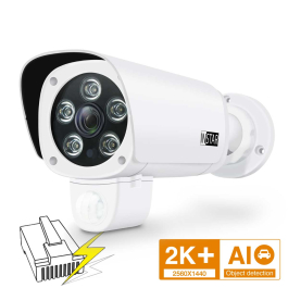 All NEW outdoor security camera with PoE (Power over Ethernet) and AI ...