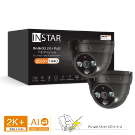 IN-8403 2K+ PoE Dome Camera – 2-Camera LAN/PoE Set | INSTAR